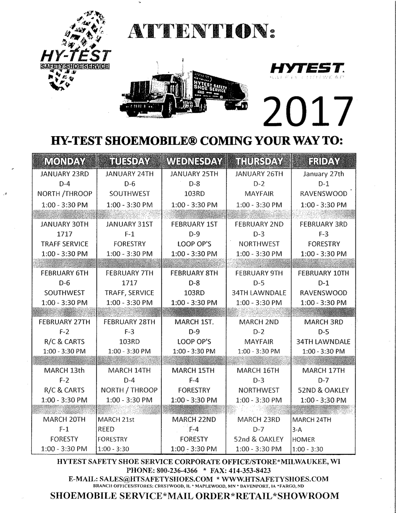 The ShoeMobile is coming your way for 2017 – LOCAL 1001 NEWS